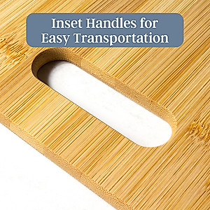 Totally Bamboo 2-Piece Bamboo Cutting Board Set, Brown