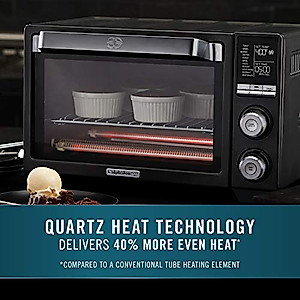 Calphalon Air Fryer Oven, 11-in-1 Toaster Oven Air Fryer Combo, 26.4 QT/25 L, Fits 12" Pizza, Stainless Steel