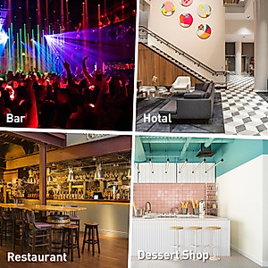 ERGMASTER Commercial Ice Maker Machine 550 LBS/24H - Industrial Ice Machine with 350LBS Large Storage Bin Ice Ready in 8-15 mins Stainless Steel Construction,Clear Ice Maker for Bar/Cafe/Restaurant