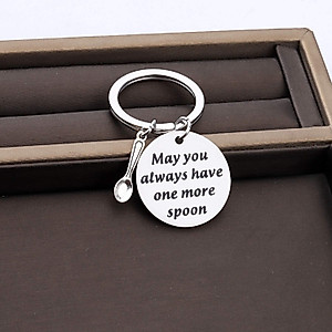 Spoon Theory Gift Fibromyalgia Gift May You Always Have One More Spoon Keychain Chronic Illness Gift (More Spoon Keychain)