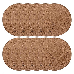 POPETPOP Pigeon Nest Mat Nesting Pads: 10PCS Bird Nesting Materials Bird Breeding Nest Bird Eggs Mat Coconut Fiber Substrate Bird Nest