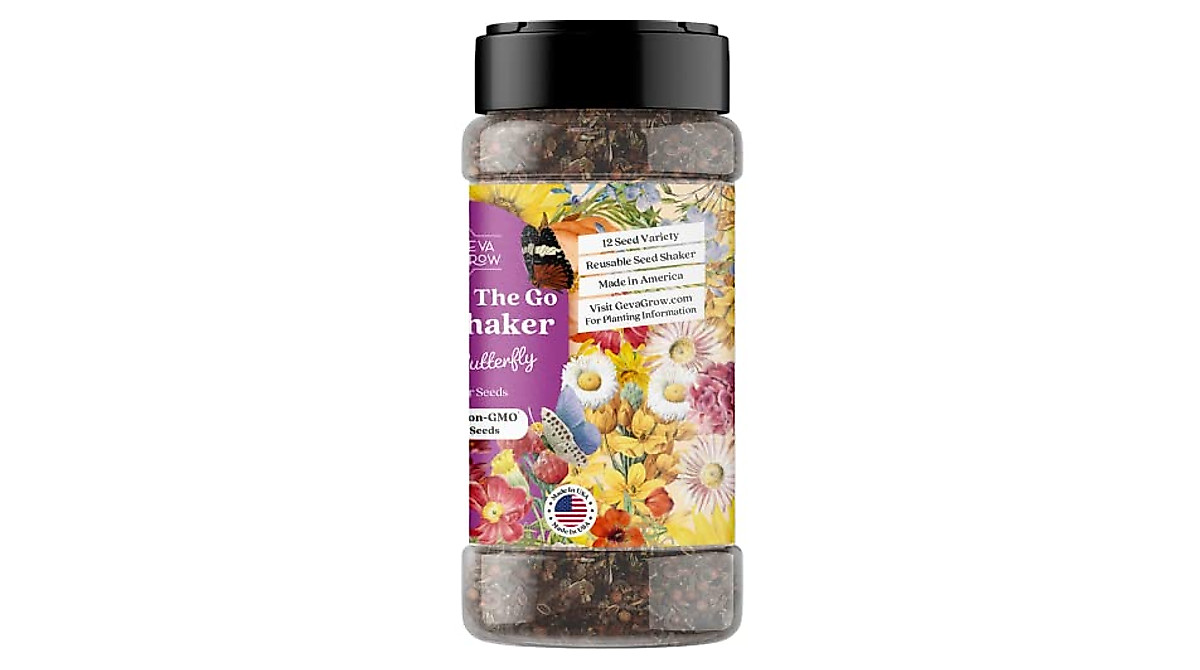Wildflower Seed Shaker for Birds & Butterflies - Bulk 180,000+ Seeds
