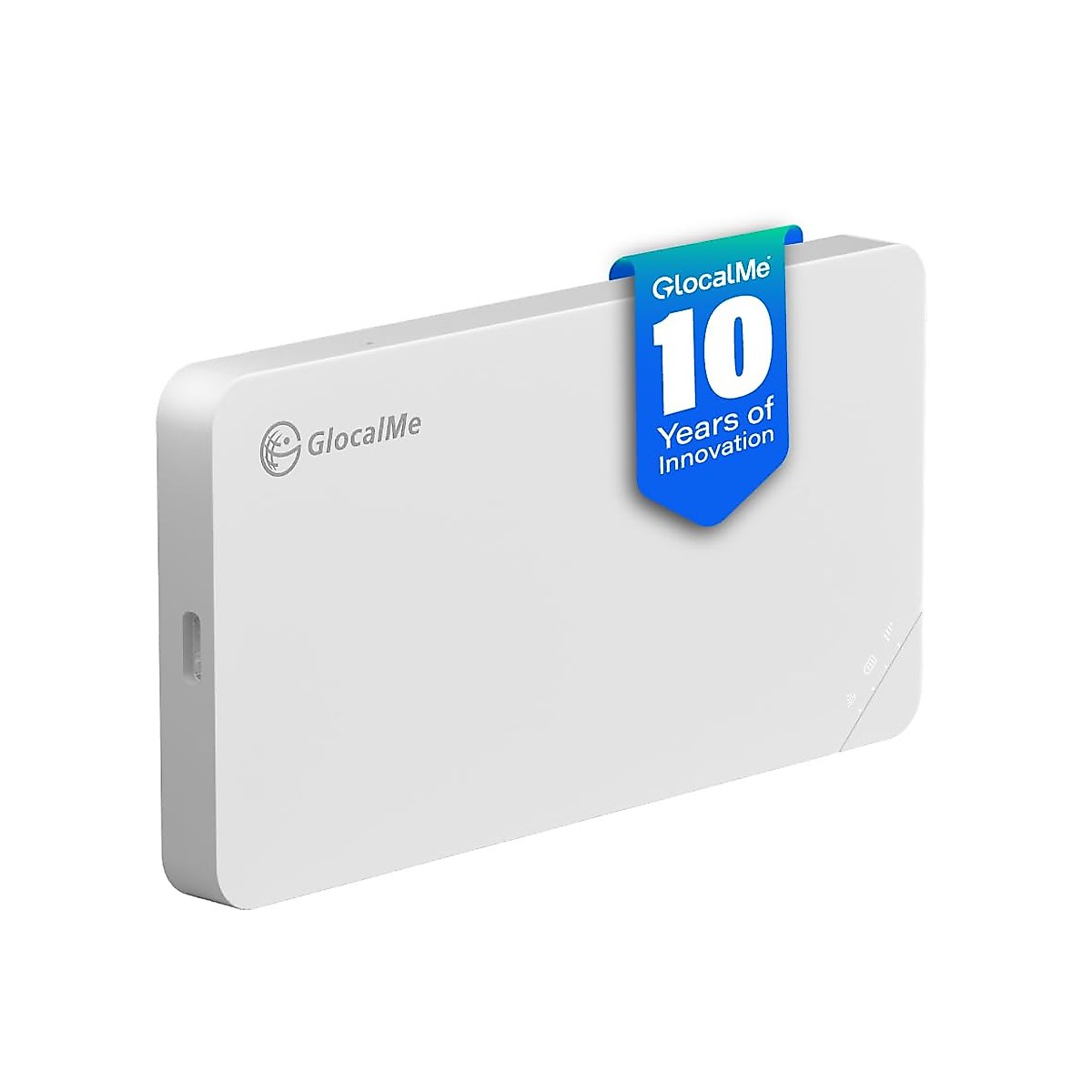 GlocalMe U3 4G LTE Mobile Hotspot, Portable WiFi Hotspot for Travel in 200+ Countries, No SIM Card Needed, Smart Local Network Auto-Selection with Global 1GB Data 90 Days, Pocket WiFi (U3 White)