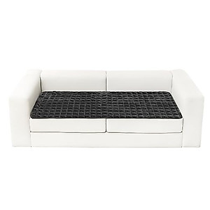 Allisandro Waterproof Dog Blanket,Thick and Non Slip Dog Bed Sofa Cover Pet Mat for Couch Sofa Bed Furniture & Small, Medium, Large Dogs, Grey, 48 x 30 Inches