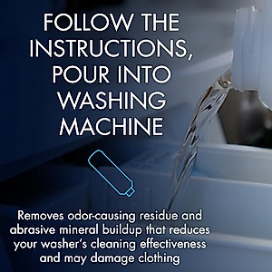 Glisten Washing Machine Cleaner, Helps Remove Odor, Buildup, and Limescale, Fresh Scent, 12 Ounce Bottle, 2-Pack