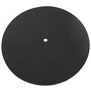 Turntable Platter Mat LQ Industrial 7 inch Silicone Rubber Turntable Slipmat Pad for All LP Vinyl Record Players (TPMSRT-B170-1)