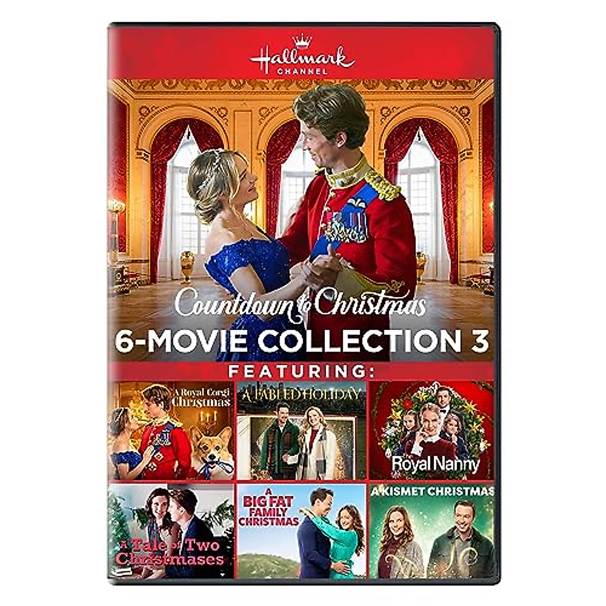 Hallmark Countdown to Christmas 6-Movie Collection 3 Featuring: A Royal Corgi Christmas, A Fabled Holiday, The Royal Nanny, A Tale of Two and more