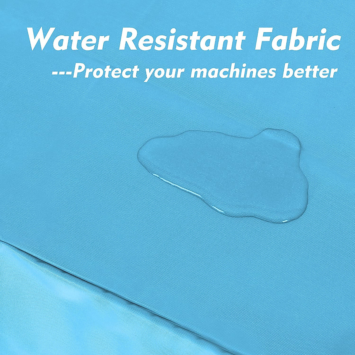 PASONIKA Ice Maker Cover, Countertop Appliances Ice Machine Cover, Dust Resistant Protector, Blue