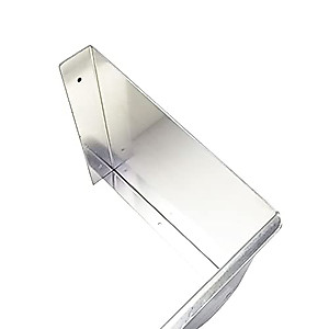 Pit Posse PP3344 Double Utility Jug Holder Storage Rack Shelf - Holds Two 5-Gallon Jugs - Made in USA - Anti-Rusting Aluminum - Shop Garage Enclosed Race Trailer Car Automotive Accessories (Silver)