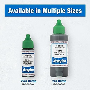 TAYLOR TECHNOLOGIES INC R-0008-A TOTAL ALKALINITY IND 3/4 OZ