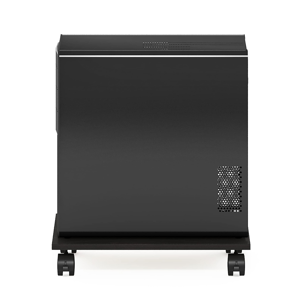 Furinno Econ Home Office Under Desk CPU/Printer Holder with Wheels, Espresso