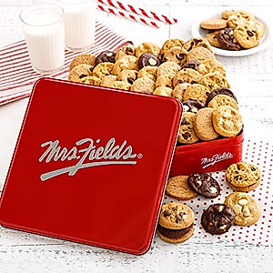 Mrs. Fields - 60 Nibblers Signature Tin, Assorted with 60 Nibblers Bite-Sized Cookies in our 5 Signature Flavors (60 count)