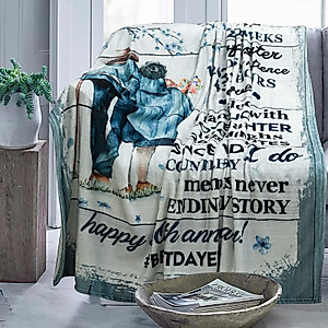 50th Anniversary Wedding Gifts for Couple 50 Years of Marriage Gift for Parents Golden Marriage Anniversary Decorations Romantic Gifts for Him Her Husband Wife Mom Dad Papa Nana Throw Blankets 50*60