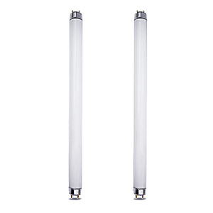 lumenivo 15 Watts F15T8 Blacklight Bulb Replacement UV Bulb for Bug Zapper 18 Inch Black Light Bulb - T8 Bulb with G13 Medium 2 Pin 13mm Center-to-Center Base - 7500 Hours - 2 Pack