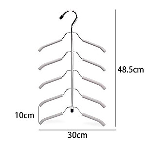 BEYST Clothes Hangers, Multilayer Anti-Slip Clothes Rack Space Saving Clothes Hangers Closet Storage Organizer for Suits Pants Shirts Jeans