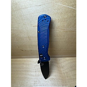 Generic Midnight Lagoon Blue, Billet Aluminum, Full Size Bugout, Topography side Scales, Gift for dad, Everyday Carry Knife Scales
