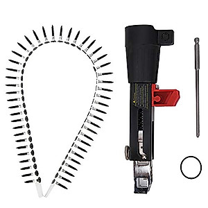 Automatic Chain Nail Gun, Electric Drill Chain Nail Gun Adapter Screw Tightening Equipment Woodworking Tool