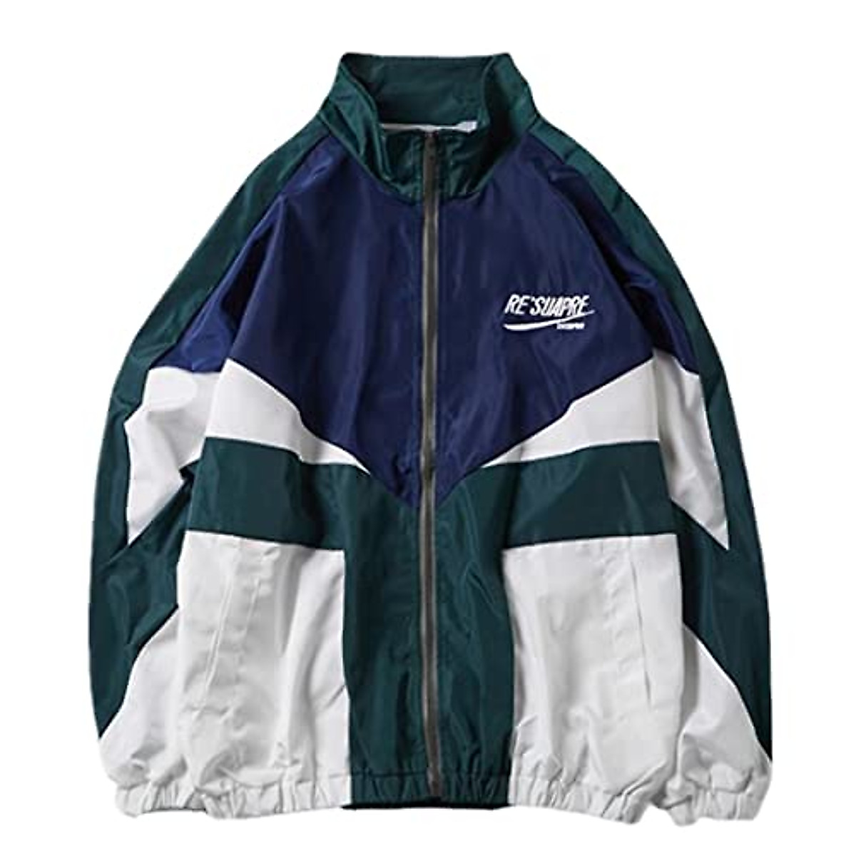 XPONNI Y2k Jacket for Women Zip Up Jacket Y2k Clothing Varsity Jacket Women Oversized Lightweigh Jacket Women (Blue,M)