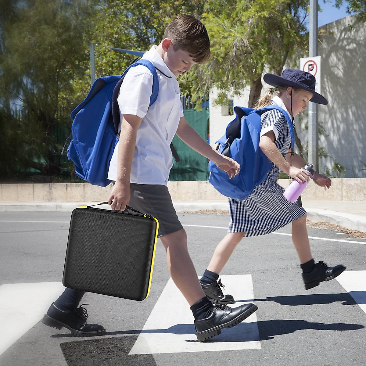 PAIYULE 88 Car Toy Storage Organizer Case for Matchbox Cars, Car Display Carrying Container Holder for Mini Collection, Random Assortment Party and More Gift Pack-Box Only