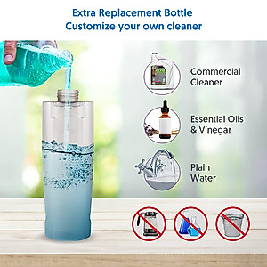 410ML Replacement Bottle for Spray Floor Mop - MEXERRIS Leak Free Microfiber Spray Mop Floor mop Refillable Bottle for Floor Cleaning,Suitable for MEXERRIS Brand ONLY