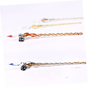 STOBOK Glass Set Ink Pen Set Vintage Gifts Crystal Glass Dip Pen Calligraphy Pen Set Glass Vintage Pen Ballpoint Pen Retro Pen Crystal Pen Pen Case Black Dip in Water Glass Dip Pen