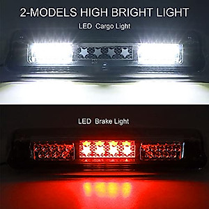 LED Third 3rd Brake Light for 04-08 Ford F150, 07-10 Explorer, 06-08 Lincoln Mark Rear Cargo Lamp High Mount Stop light