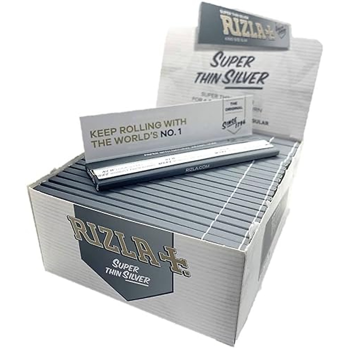 Rizla Rolling Paper, Silver, kingsize slim