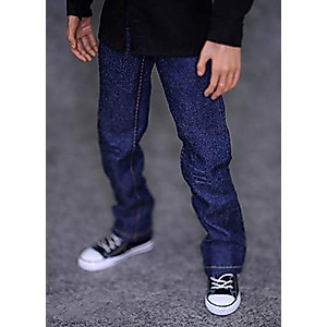 HiPlay 1/6 Scale Male Figure Doll Clothes, Handmade Full Suit, Shirt + Pants + Belt Outfit for 12" Male Action Figure CM003（A）