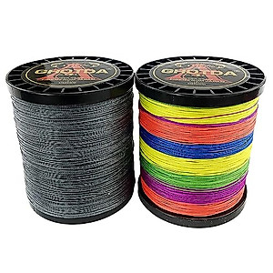 12Strands PE Braided Fishing Line Super Strong Multifilament Fishing Line 0.8-10#