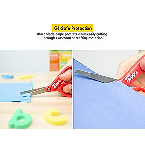 Stanley Guppy 5-Inch Blunt Tip Kids Scissors, Orange (SCI5BT-ORG)