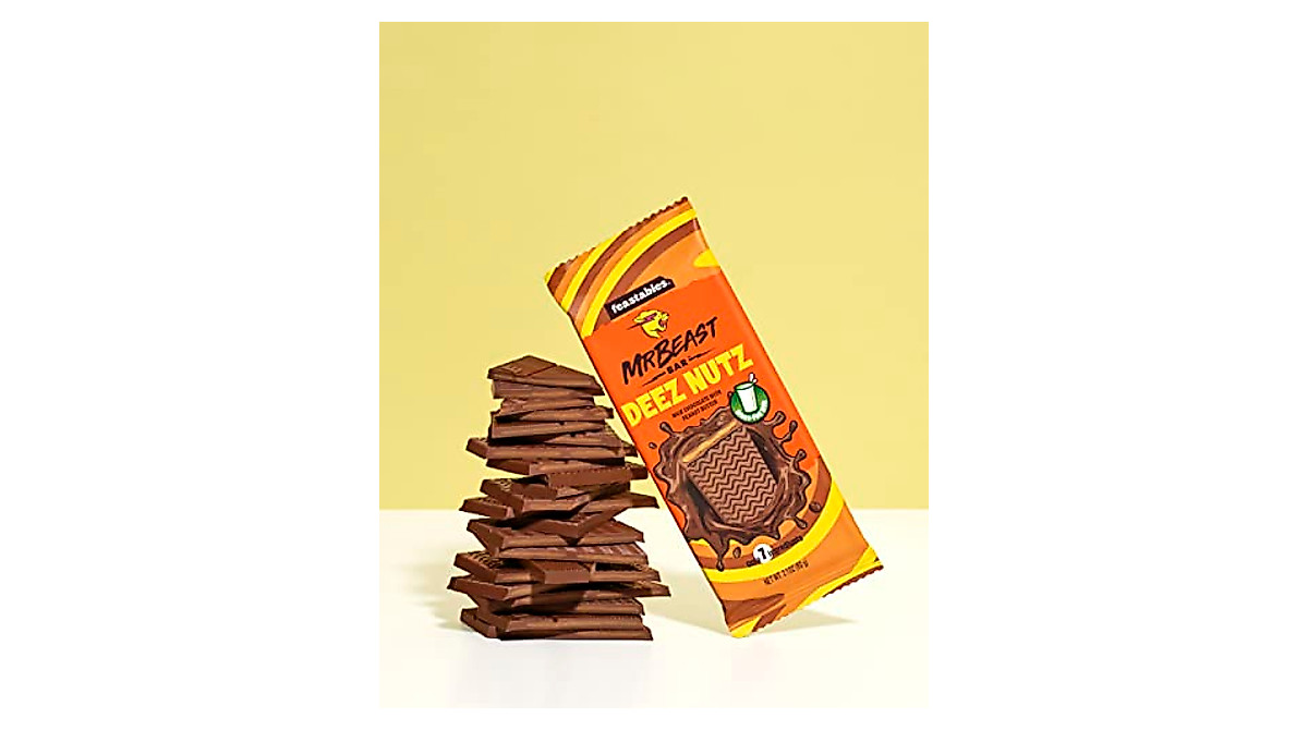 Feastables MrBeast Milk Chocolate - Deez Nuts Flavor