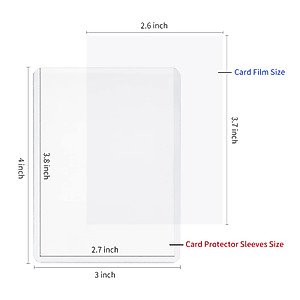 JODSSXI 25 Pcs Super Clear Regular Toploaders for Standard Card Slightly Flexible 35pt Top Loaders Card Sleeves Premium Hard Plastic Standard Card Protectors for MTG Cards YUGIOH Cards Sports Card