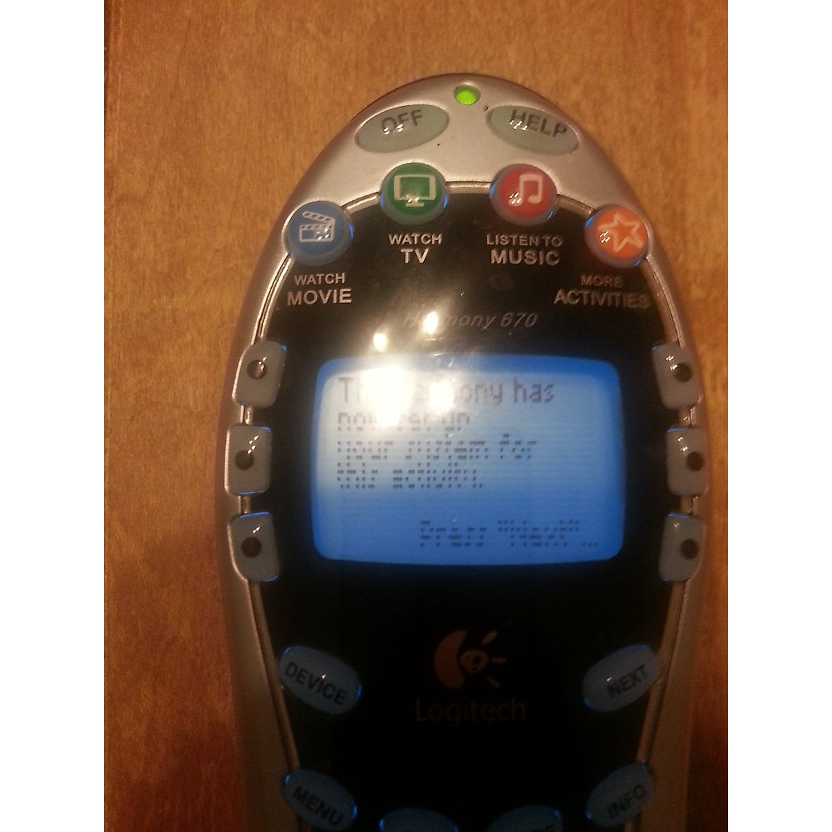 Logitech Harmony 670 Universal Remote