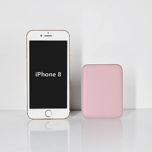 Kintion Pocket Mirror, 1X/3X Magnification LED Compact Travel Makeup Mirror, Compact Mirror with Light, Purse Mirror, 2-Sided, Portable, Folding, Handheld, Small Lighted Compact Mirror for Gift, Pink