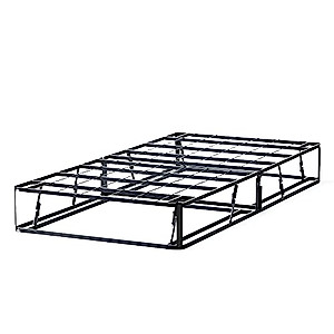 LUCID 8 Inch Gel Memory Foam Plush Mattress with Box Spring - Twin