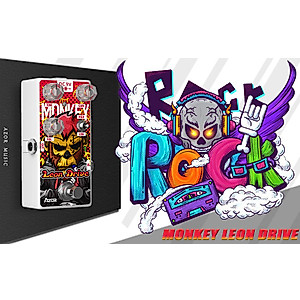 AZOR Leon Dirve Guitar Pedal Monkey Overdrive Analog Effect Pedal for Electric Guitar Bass True Bypass AP503