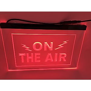 jxledsign On The Air Radio Record Podcasting Studio Displayr Led Light Sign