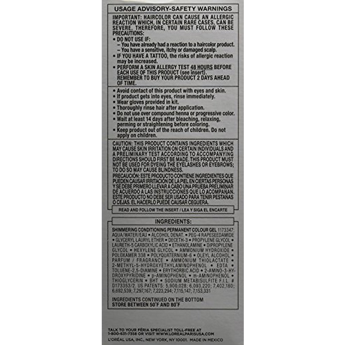 L'Oreal Paris Feria Multi-Faceted Shimmering Permanent Hair Color, 822 Rose Gold (Medium Iridescent Blonde), Pack of 1, Hair Dye