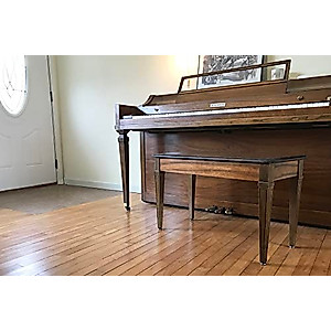 Shepherd Hardware 9451 1-1/4-Inch Threaded Stem Furniture Glides, 1/4-Inch Stem Diameter, Metal Base with Rubber Cushion, 4-Pack,Silver