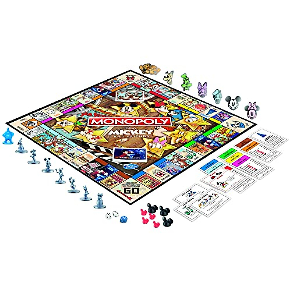 Hasbro Gaming Monopoly: Disney Mickey and Friends Edition Board Game, Ages 8+