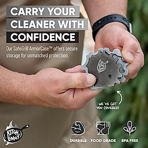 KITCHENNY Grill Scraper Gadget - Unique BBQ Grill Accessories, Perfect BBQ Gifts for Men Who Like Grilling, Grilling Gifts for Men, Dads Who Have Everything