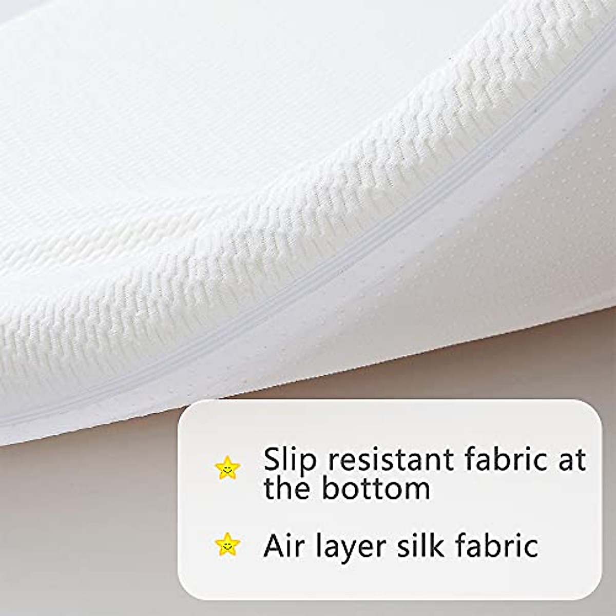 Jamdok Cot Mattress Topper,Camping Mattress,Portable Folding Sleep Mat,Roll Up Mattress,Narrow Twin High Density Ventilated Mattress Pad(75 x 30 X2 inches)