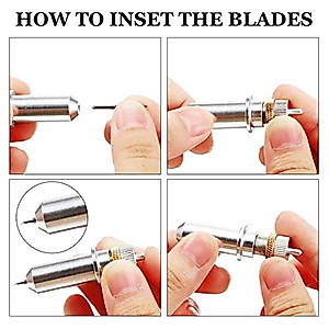 Latwne 25Pcs 45 Degree for Cutting Plotter Vinyl Cutter Knife Blade Blade High Hardness Tungsten Carbide Machine Tool