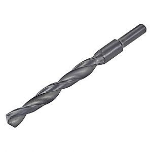 uxcell Reduced Shank Twist Drill Bits 14mm High Speed Steel 4241 with 10mm Shank for Aluminum Alloy Steel Metal Plastic Wood