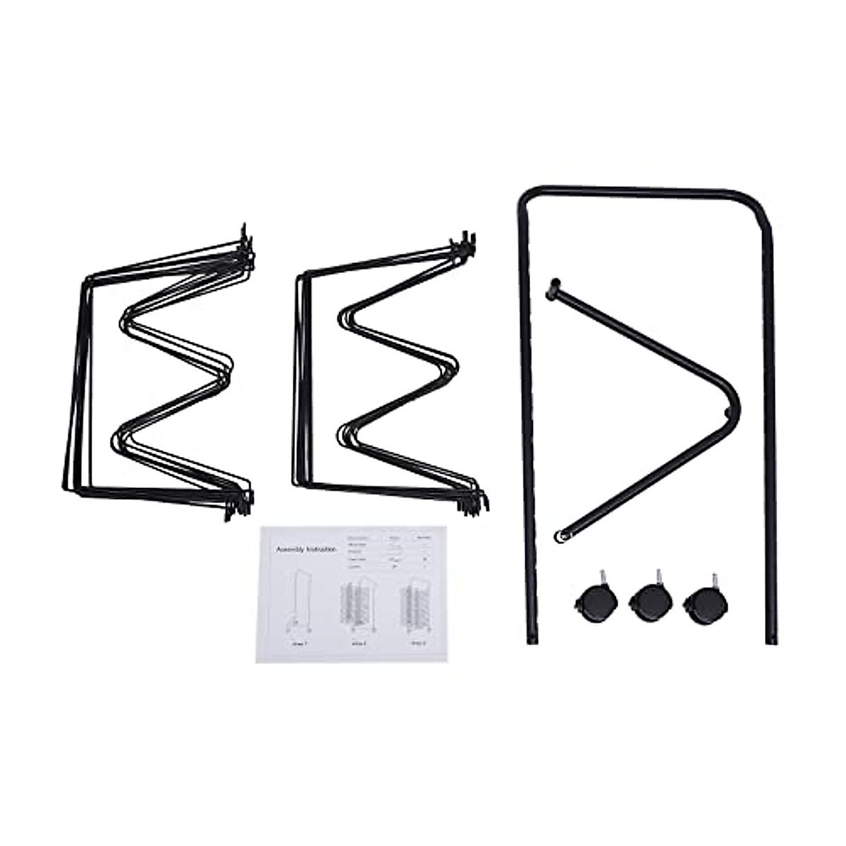 DNYSYSJ Art Drying Rack for Classroom, Paint Drying Rack Art 16 Shelves Metal Artwork Storage Display Rack with Wheels (Black)