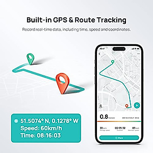 70mai True 2.7K 1944P Ultra Full HD with Optional Rear Dash Cam Pro Plus+ A500S, Sony IMX335,Built in WiFi GPS Smart Dash Camera for Cars, ADAS,2'' IPS LCD Screen, 140° FOV, WDR, Night Vision