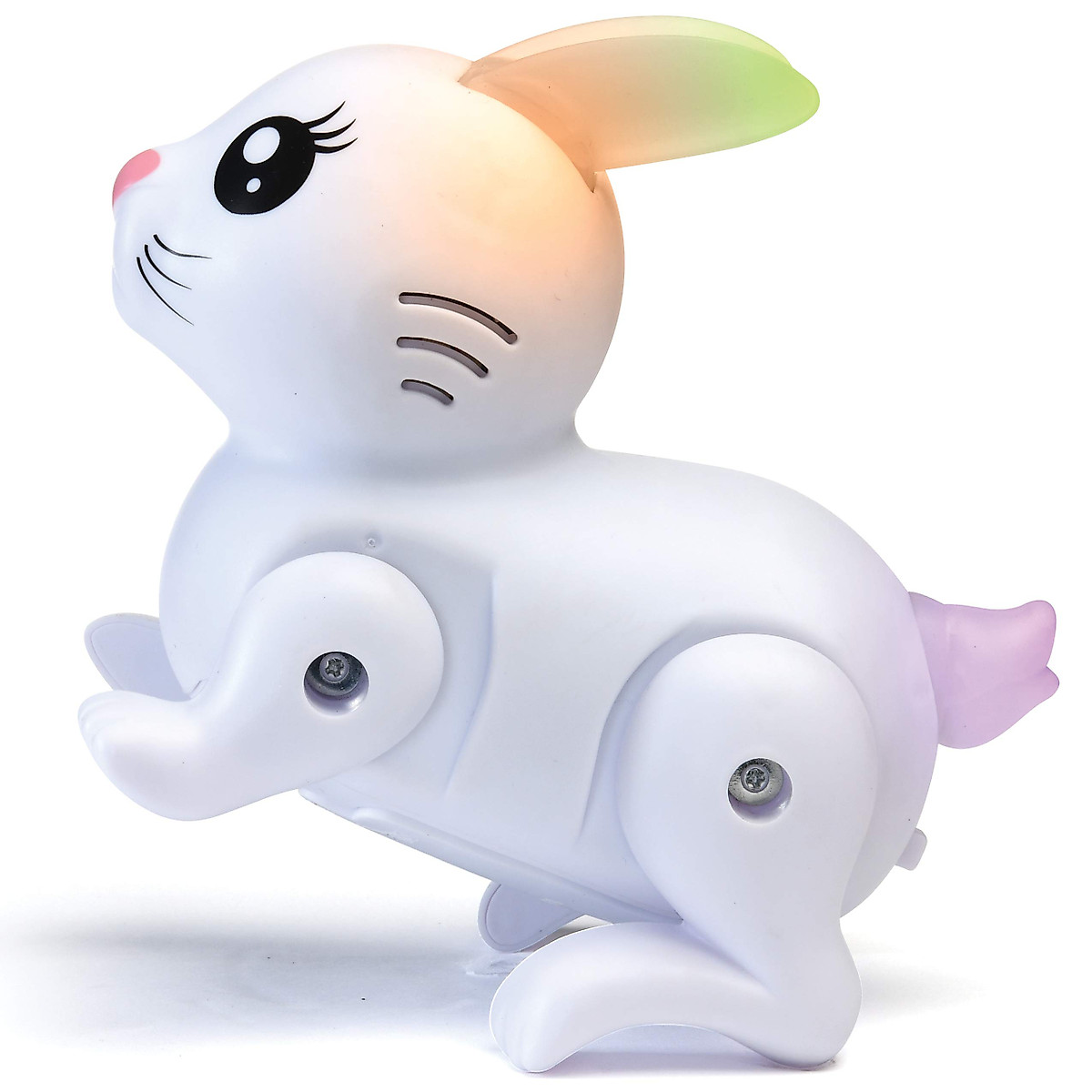 Prextex Easter Bunny with Lights, Sound and Movement Battery-Operated Easter Toy Great Easter Gift and Easter Accessory for Easter Basket Arrangement