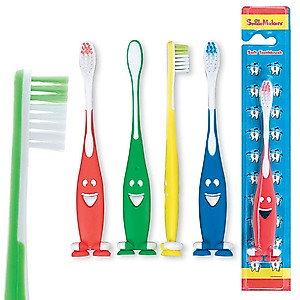 SmileMakers Youth Smiley Suction Toothbrushes - 48 per Pack
