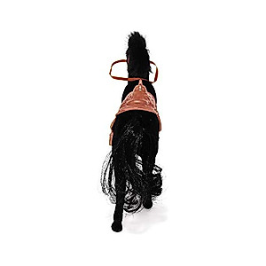Batty Bargains Regal Bobblehead Horse with Auto Dashboard Adhesive (Black)