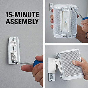 Sanus Wireless Speaker Wall Mount Sonos ONE, ONE SL, PLAY:1, & PLAY:3 - Tool Free Tilt & Swivel Adjustments for Best Audio - Single (White) - WSWM21-W1